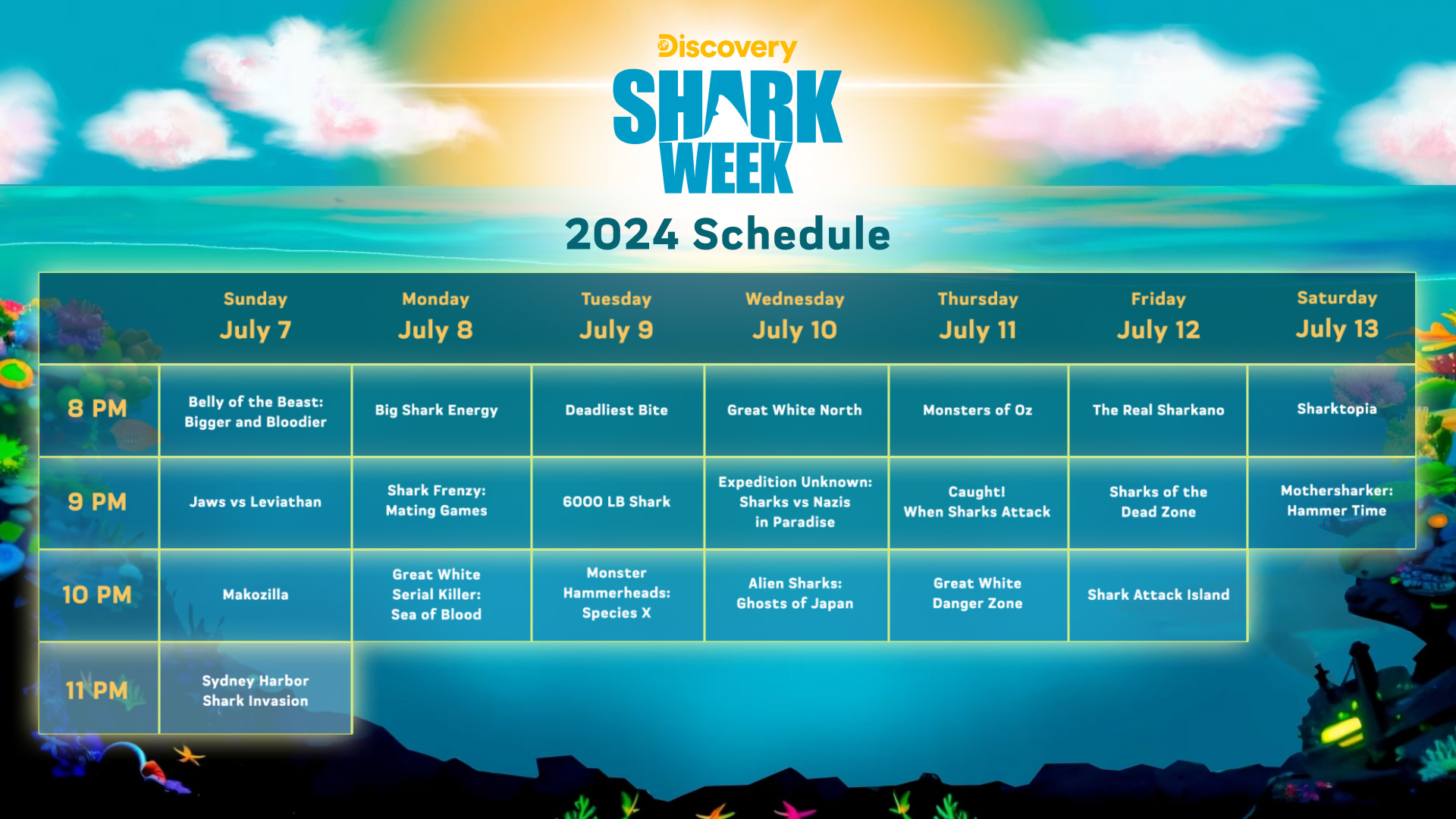 Dive Into Excitement: Shark Week 2026 Lineup Revealed!