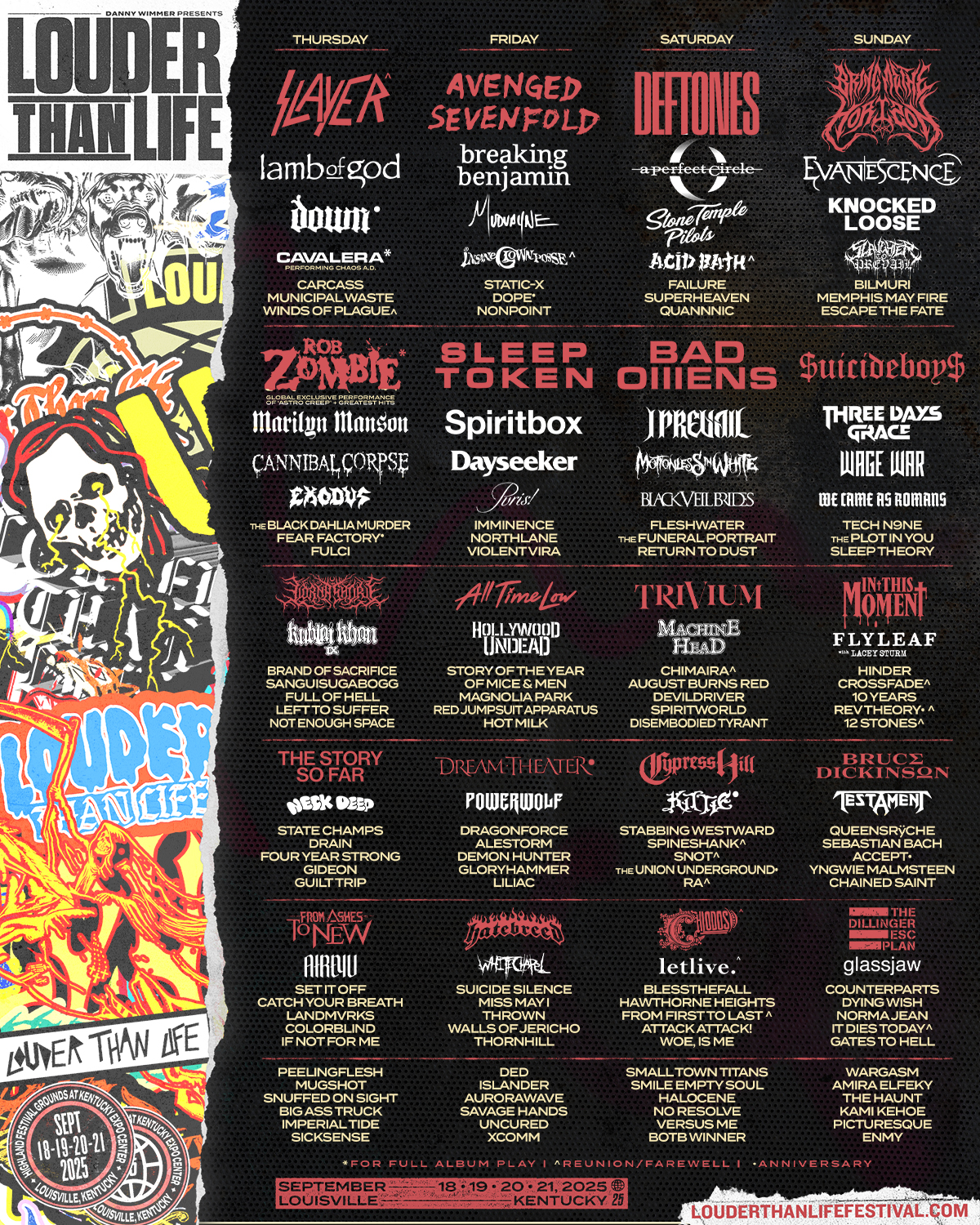 Unveiling the Louder Than Life 2026 Lineup by Day: Rock Out with the Ultimate Festival Experience!