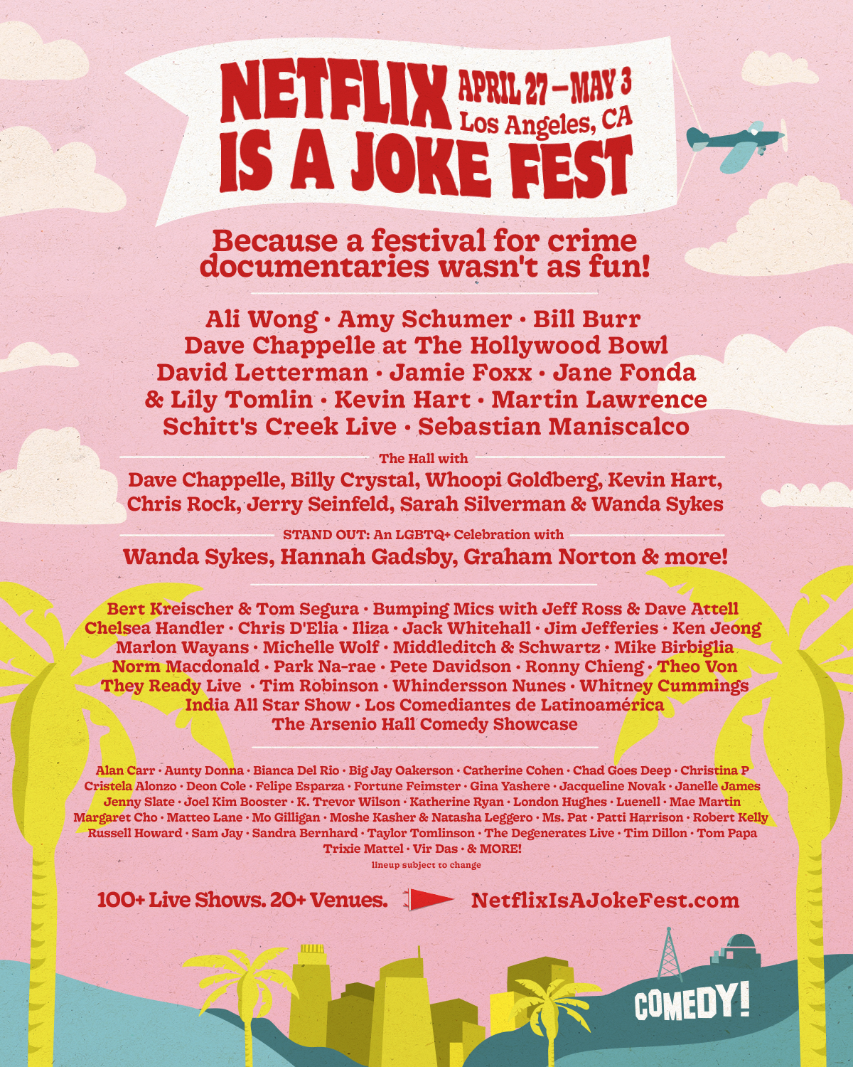 Laugh Away with Netflix's Jokes Festival Lineup