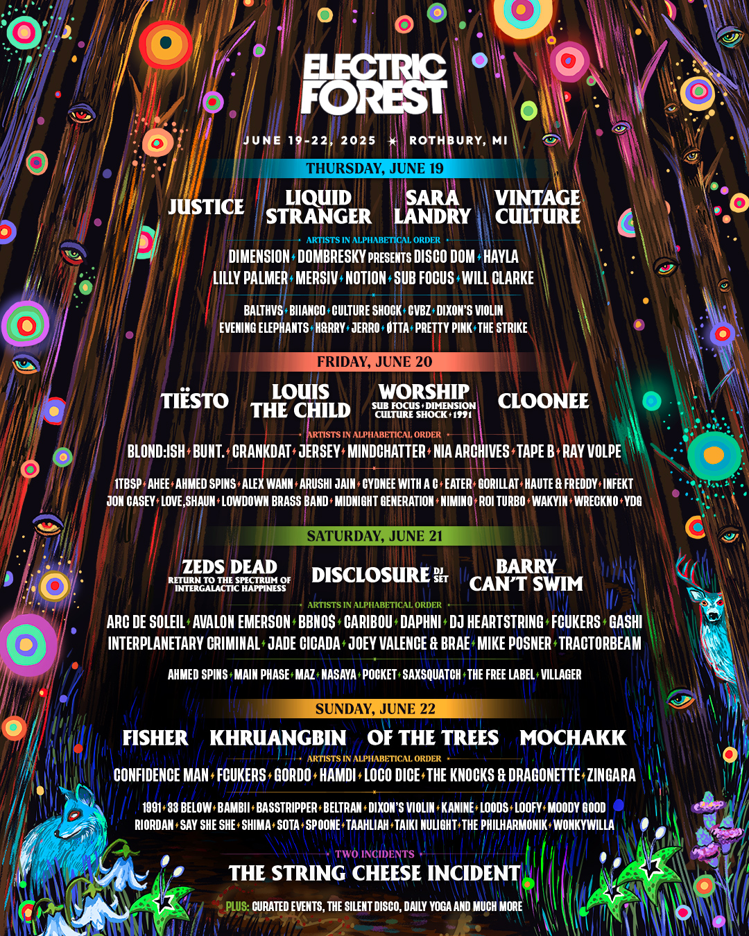 2026 Electric Forest Lineup Announcement: A Sneak Peek into the ...
