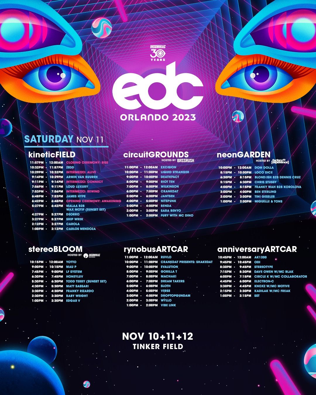 Unlocking the EDC Orlando 2026 Lineup Times: Everything You Need to Know!