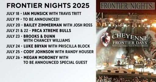 Unveiling the Ultimate Frontier Days Concert Lineup: Your Guide to the ...