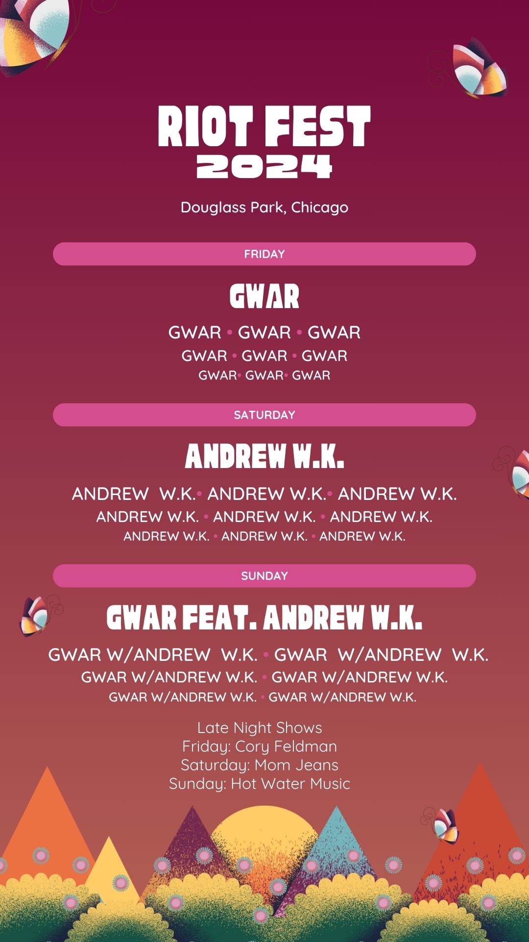 Unveiling the Epic Lineup for Riot Fest 2026: Get Ready to Rock Out!