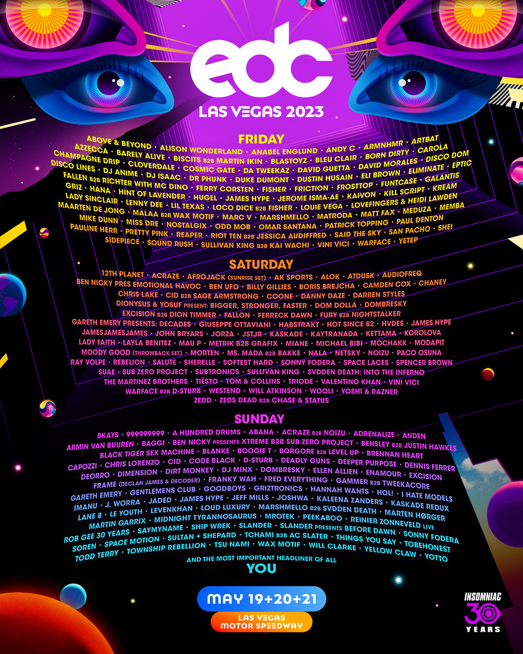 2026 EDC Vegas Lineup Revealed: Who's Headlining the Ultimate EDM Festival?