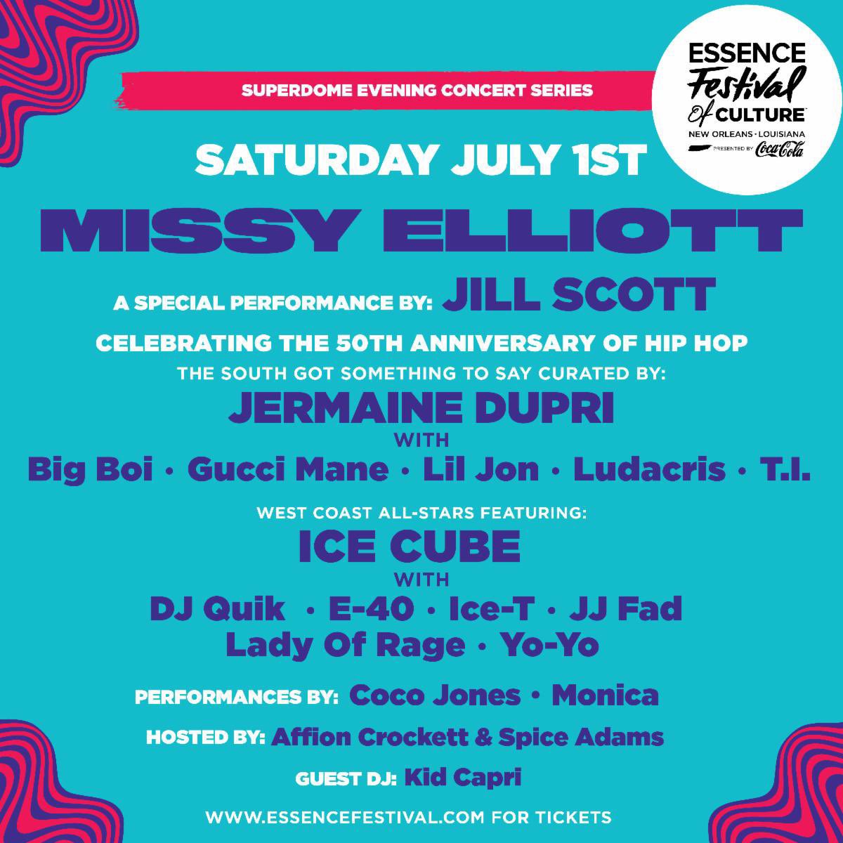 Unveiling the Essence Festival Lineup by Day: Your Guide to All the ...