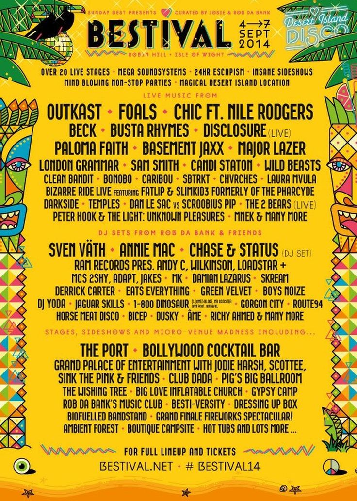 Unveiling the Best Festival Lineup Posters of the Year: A Visual Feast ...