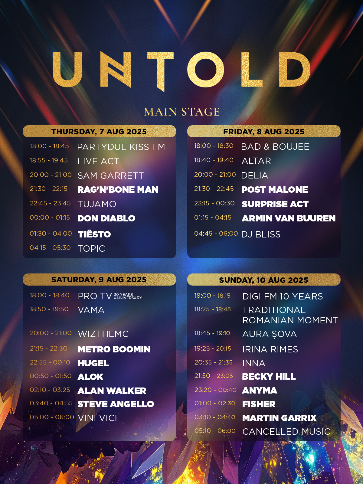 Unveiling the Epic Untold Festival Lineup: What You Need to Know!