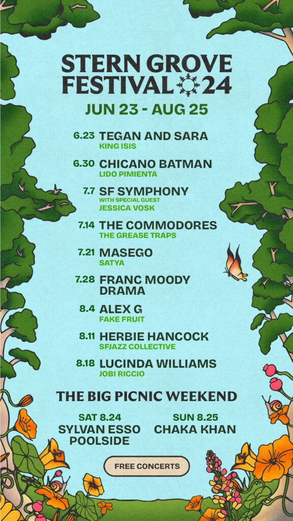 Discover the Exciting Stern Grove Festival Lineup for This Year!