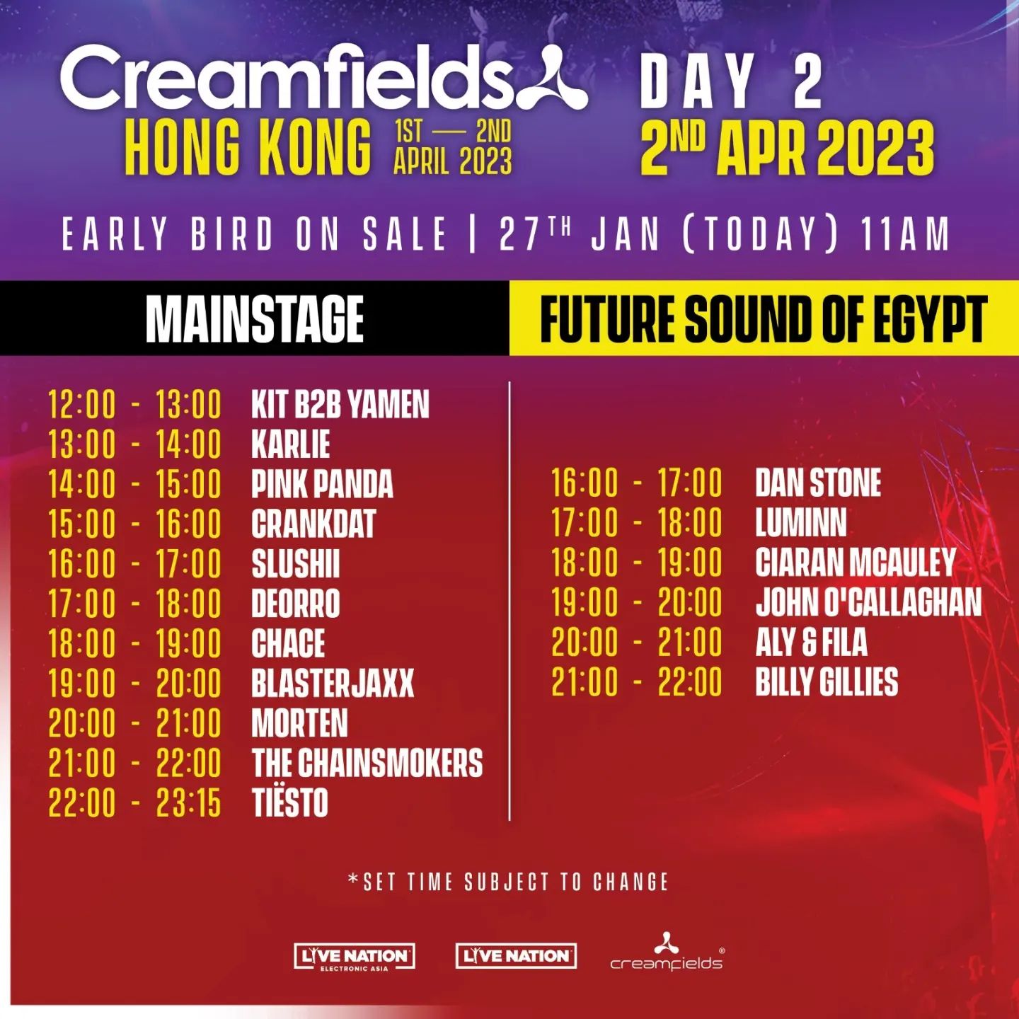 Unveiling the Creamfields Hong Kong 2026 Lineup: Get Ready to Dance!