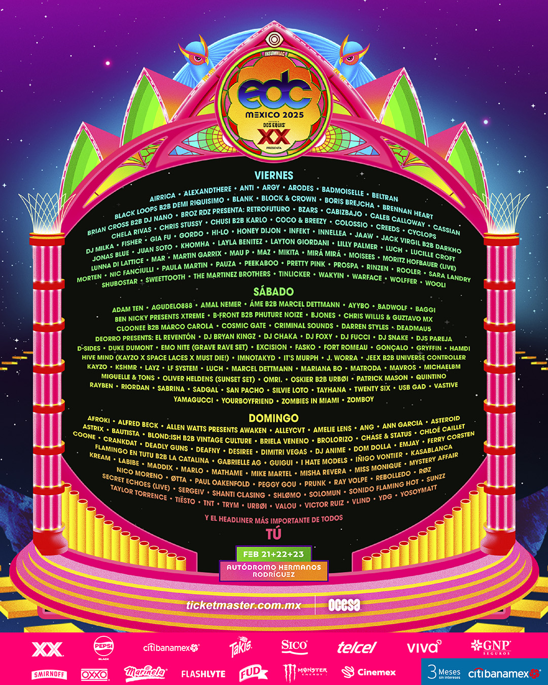 Edc 2026 Mexico Lineup