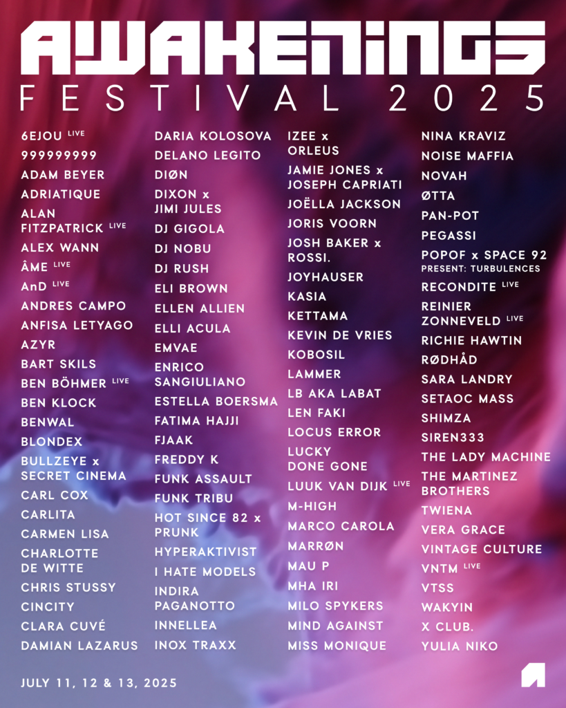 Unveiling the Awakenings Lineup 2026: A Preview of the Must-See Artists