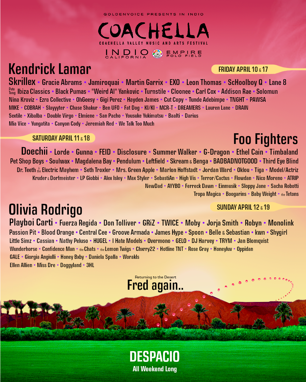 Coachella Fest 2026 Lineup Revealed: What to Expect from This Year's ...
