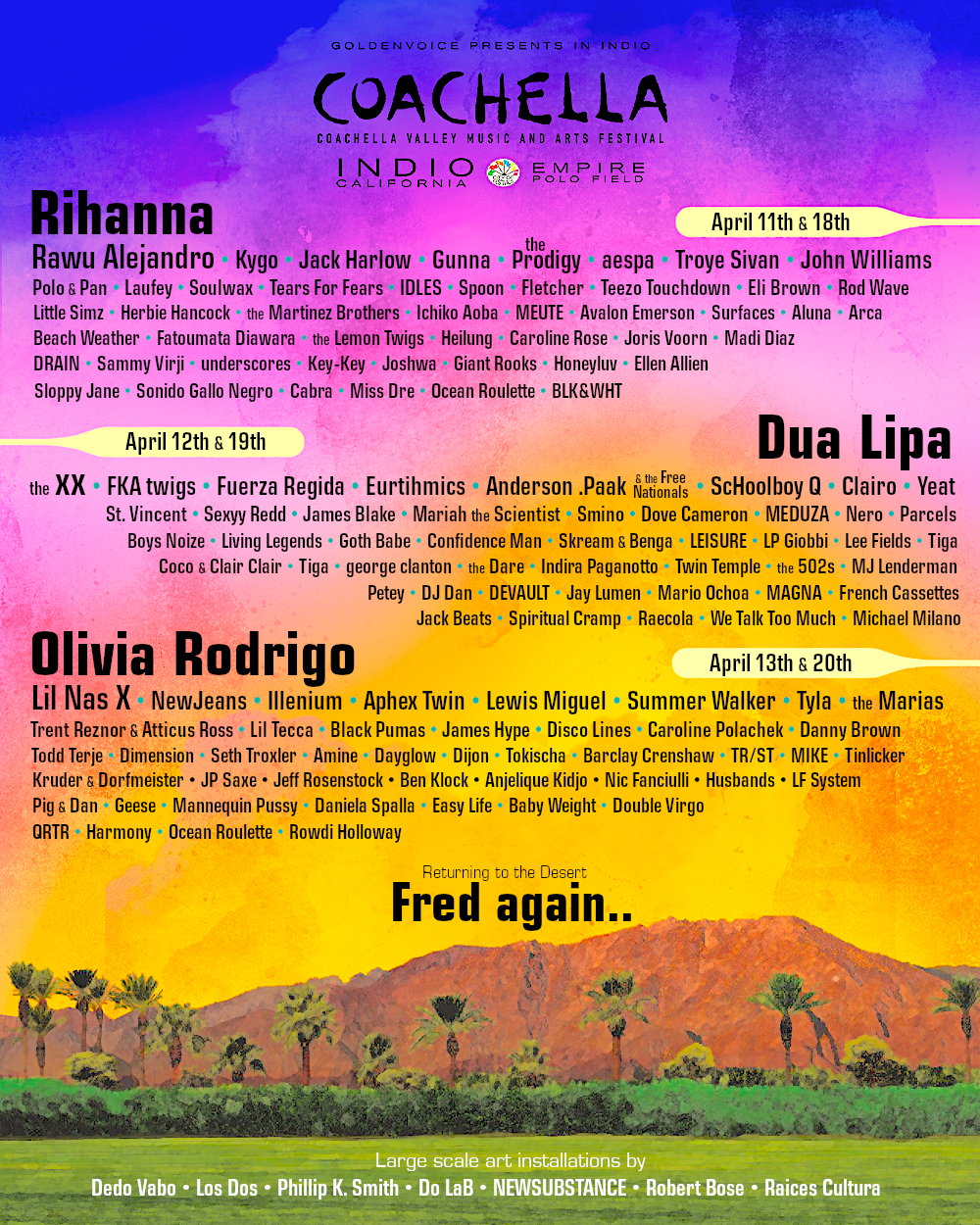 Unveiling the Coachella Lineup Poster 2026: What to Expect from the ...