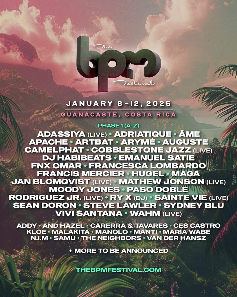 BPM Festival Costa Rica Lineup Unveiled: Get Ready to Dance Under the Sun!