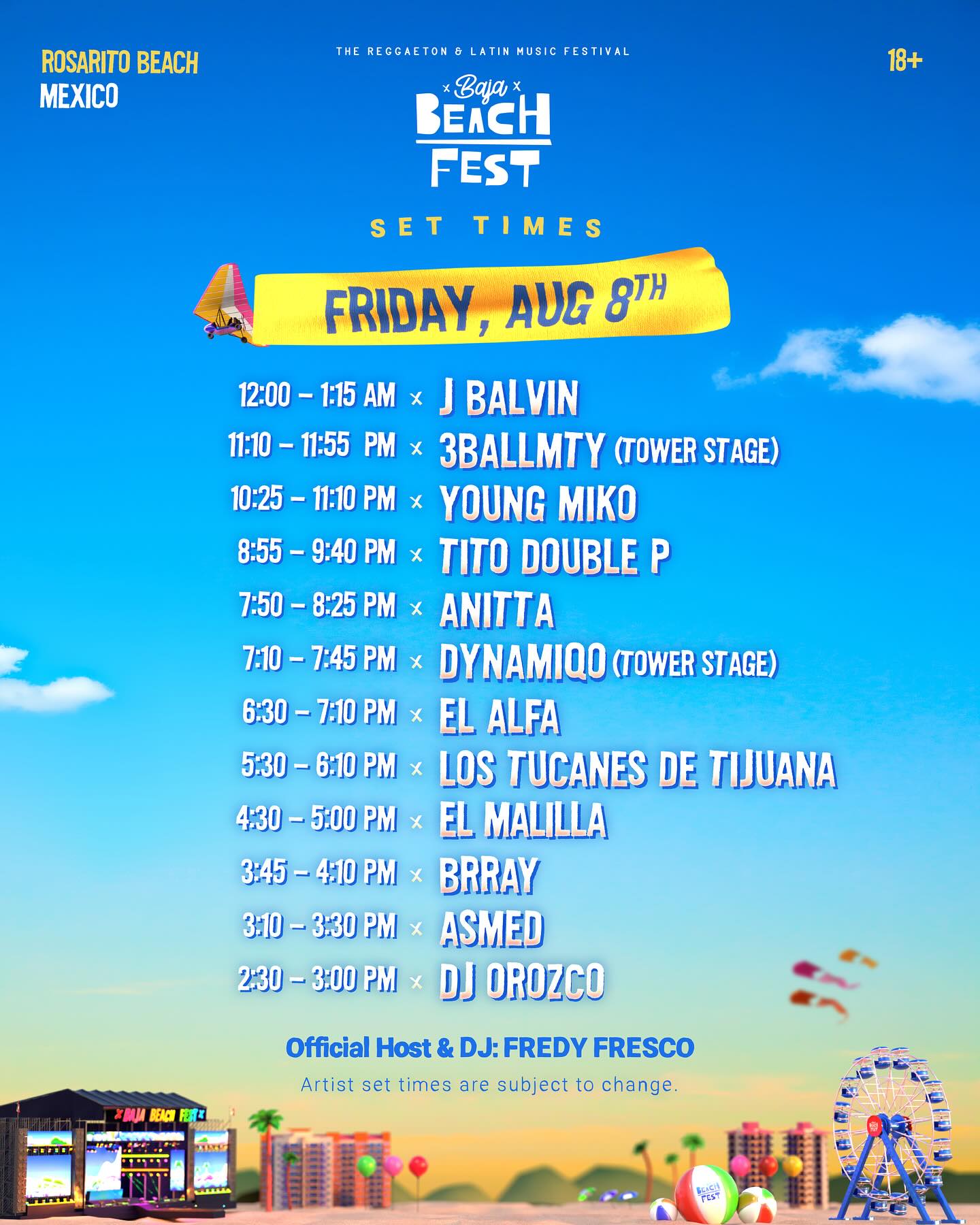 Dive Into the Excitement: BeachFest 2026 Lineup Revealed!