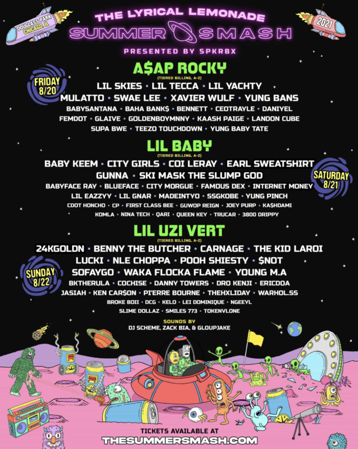 Lyrical Lemonade Summer Smash 2026 Lineup