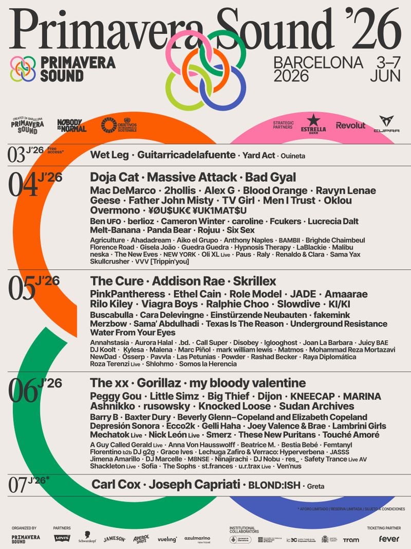 Fauna Primavera 2026 Lineup