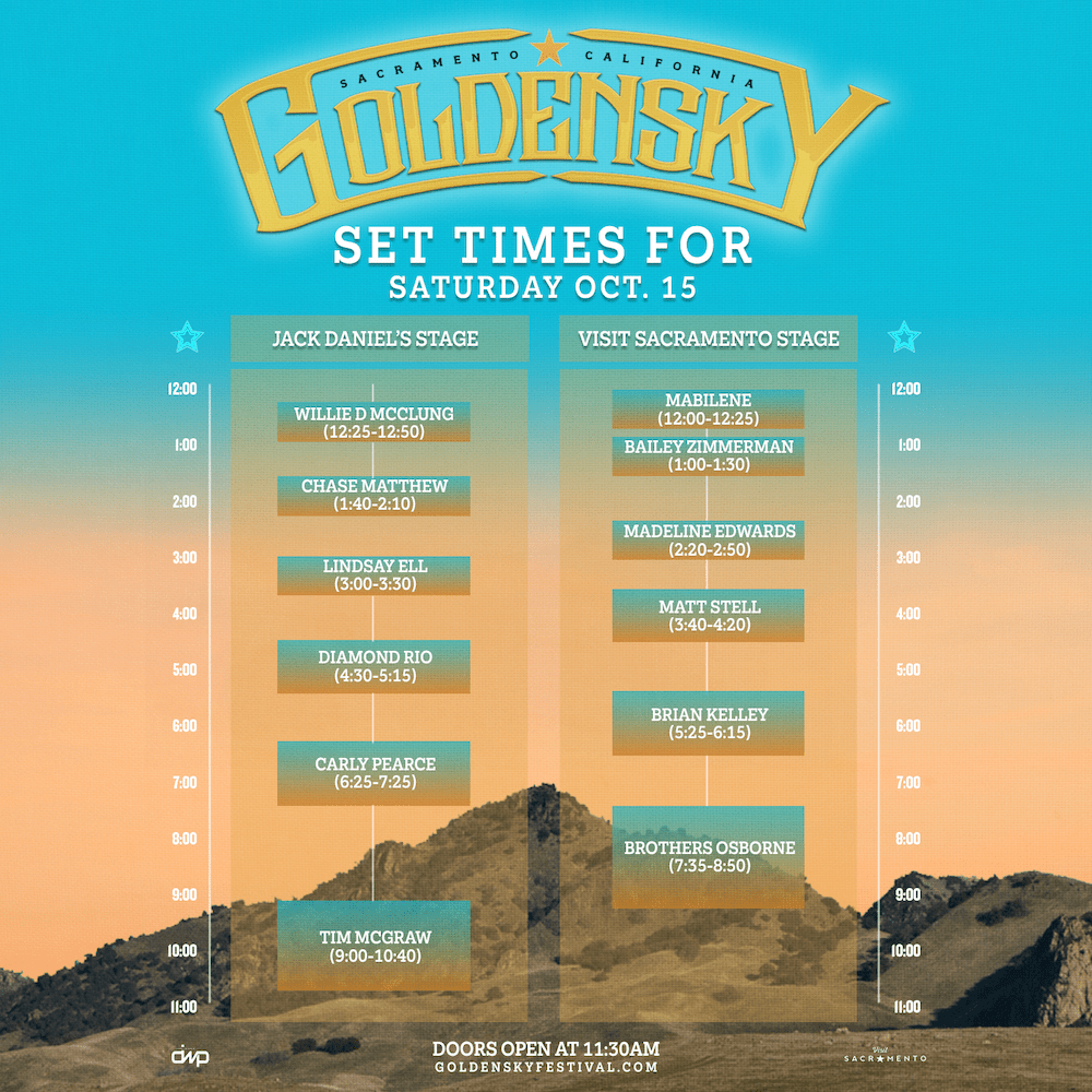 Golden Sky Music Festival Lineup