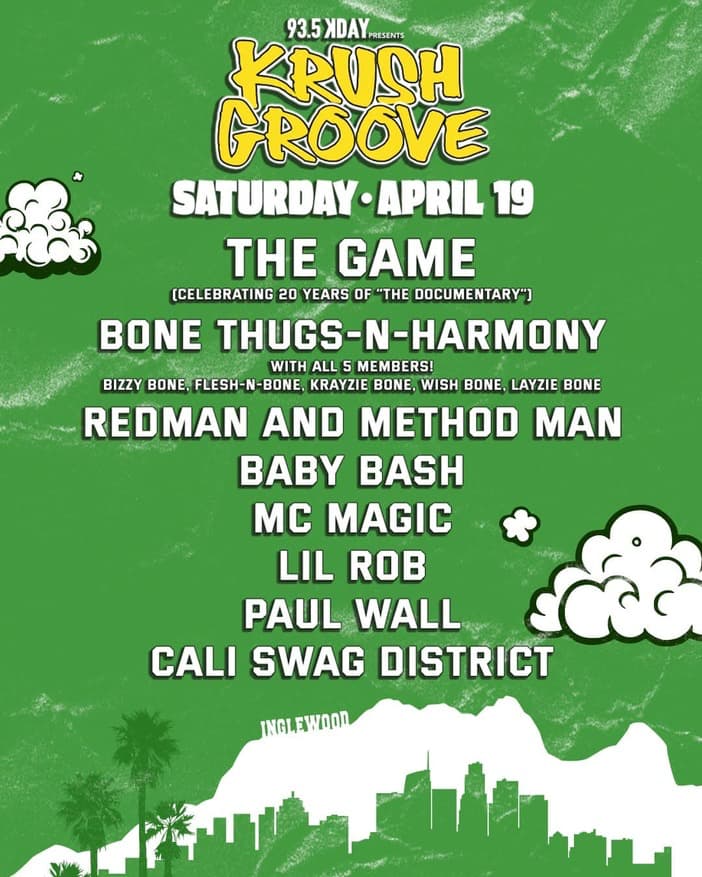 Krush Groove Concert 2026 Lineup